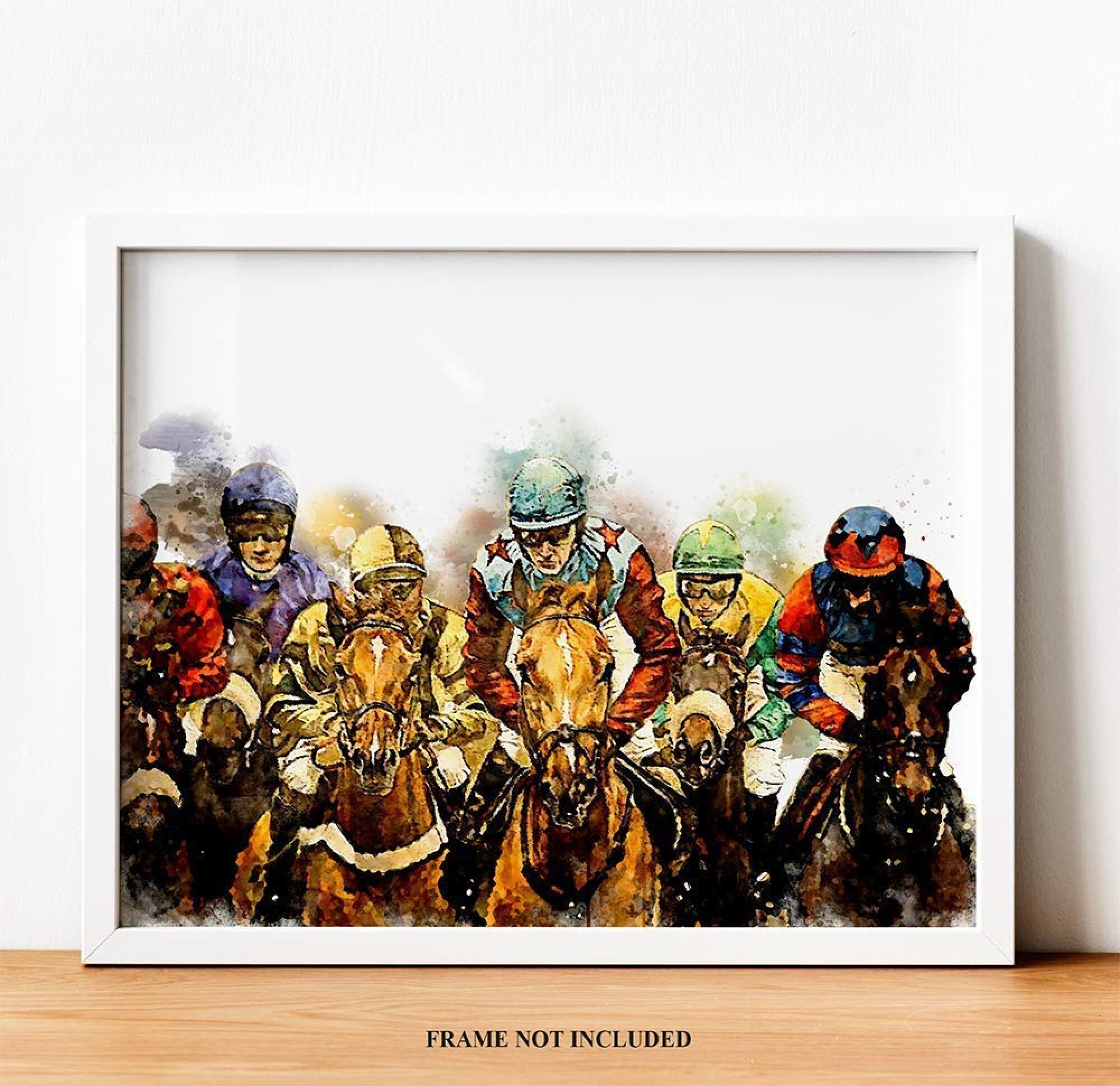 Horse Racing Art Horse Riding Poster Horseback Riding | Etsy