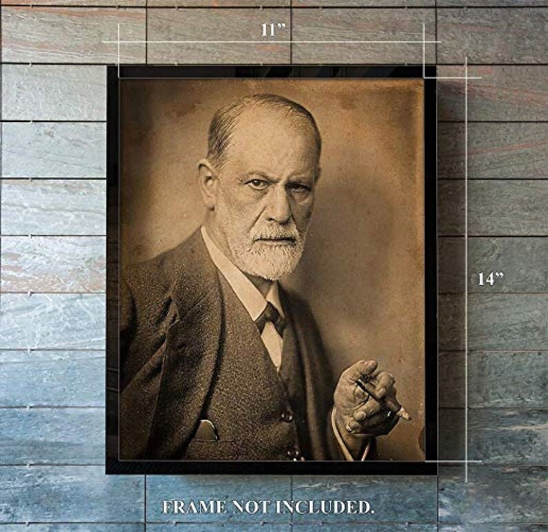 Sigmund Freud Art Sigmund Freud Photo Famous Neurologist - Etsy