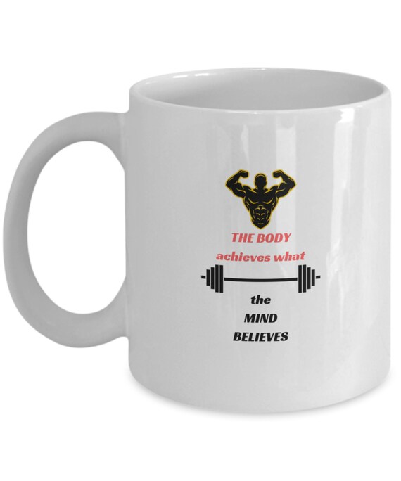 Motivational Mug fitness Mug weightlifting Mug bodybuilding - Etsy