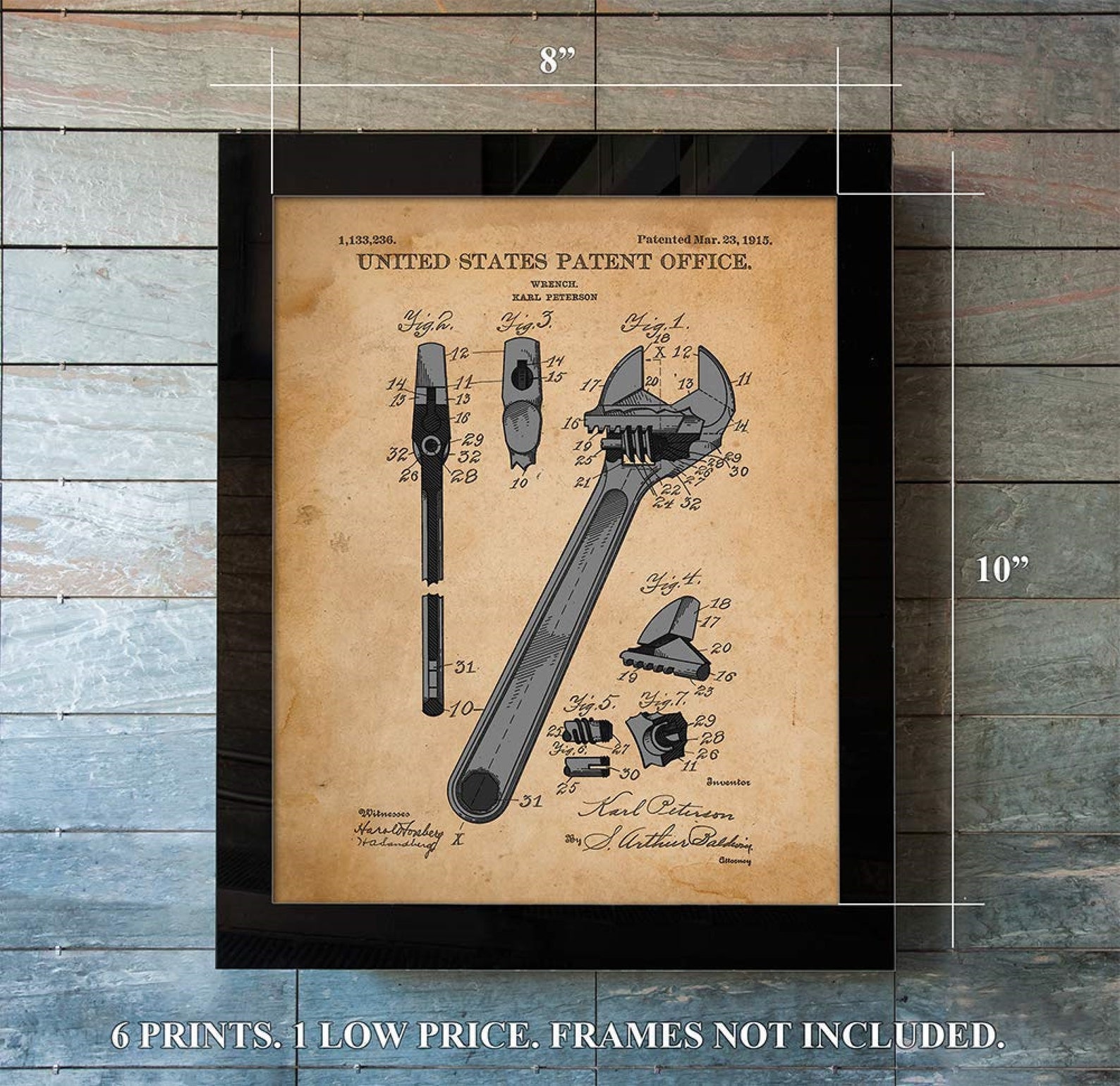 Carpentry Patent Tool Poster Construction Art Hand Tools Posters ...
