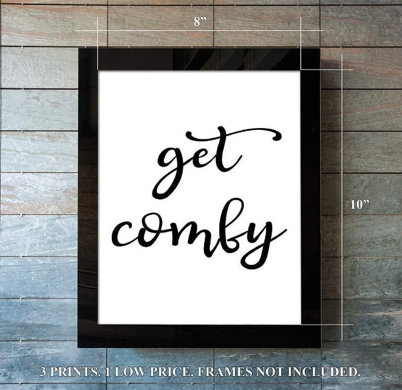 Be Our Guest Sign Stay Awhile Sign Get Comfy Guest Room Decor Guest ...