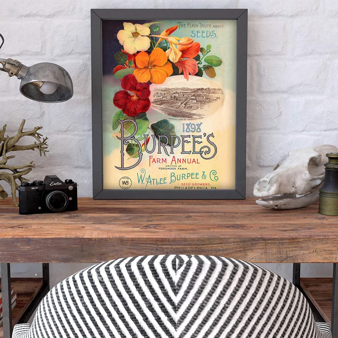 Vintage Seed Catalog Burpees Seeds Burpees Poster Burpee Seeds Print ...
