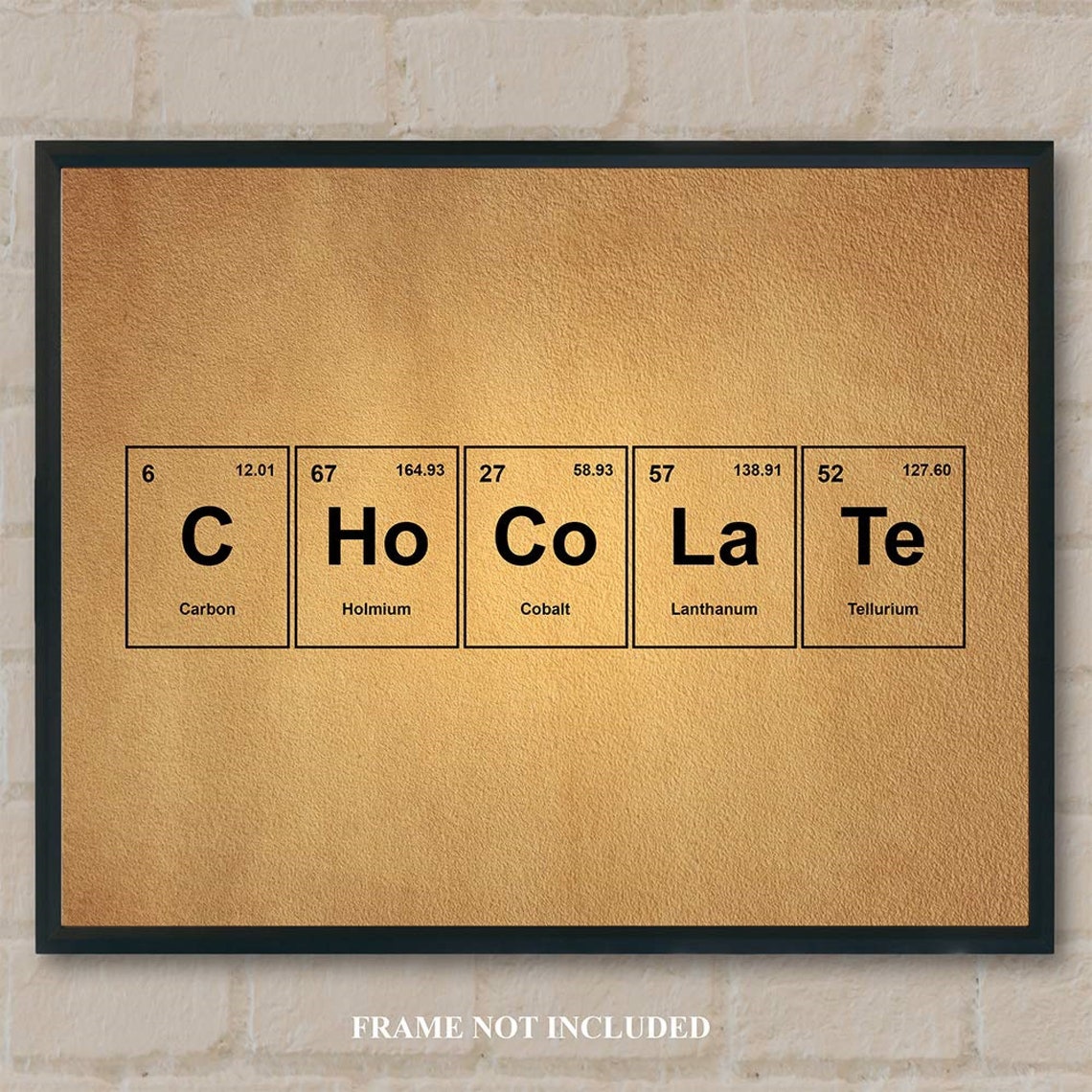 Element Word Art Periodic Table Print Chemistry Poster - Etsy