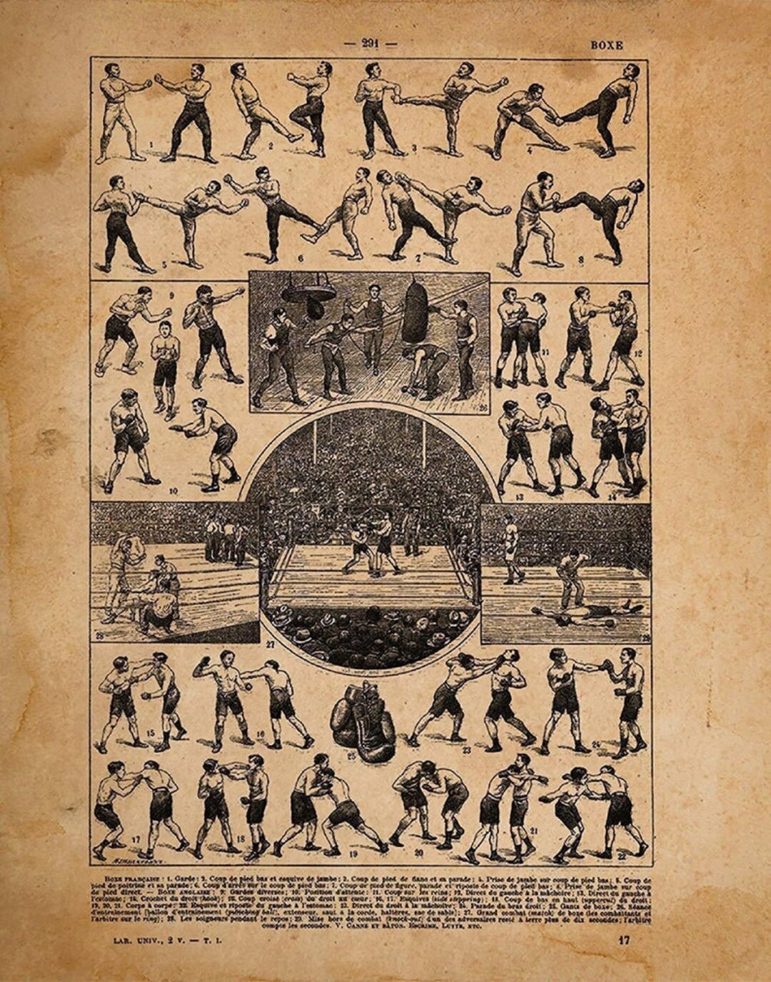 Boxing Art | Boxing Wall Art | Boxing Poster | Old Boxing Poster ...