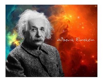 Albert Einstein Quote Poster - Etsy