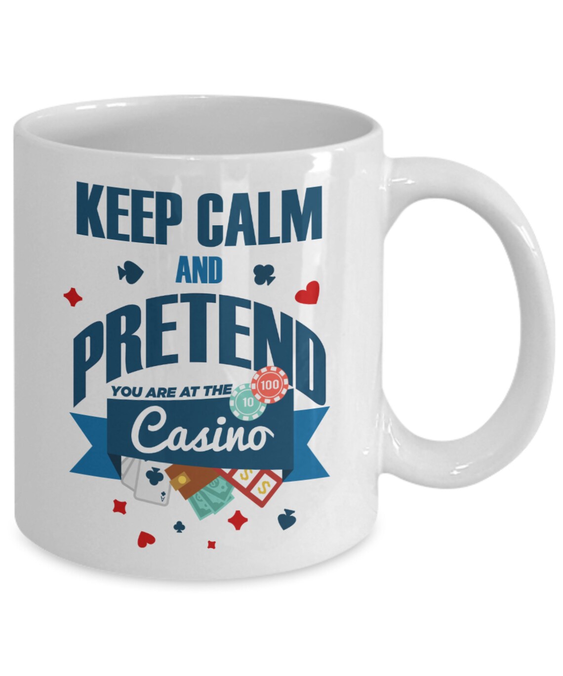 Keep Calm Mug Casino Mug Casino Maniac Mug Casino Dealer | Etsy