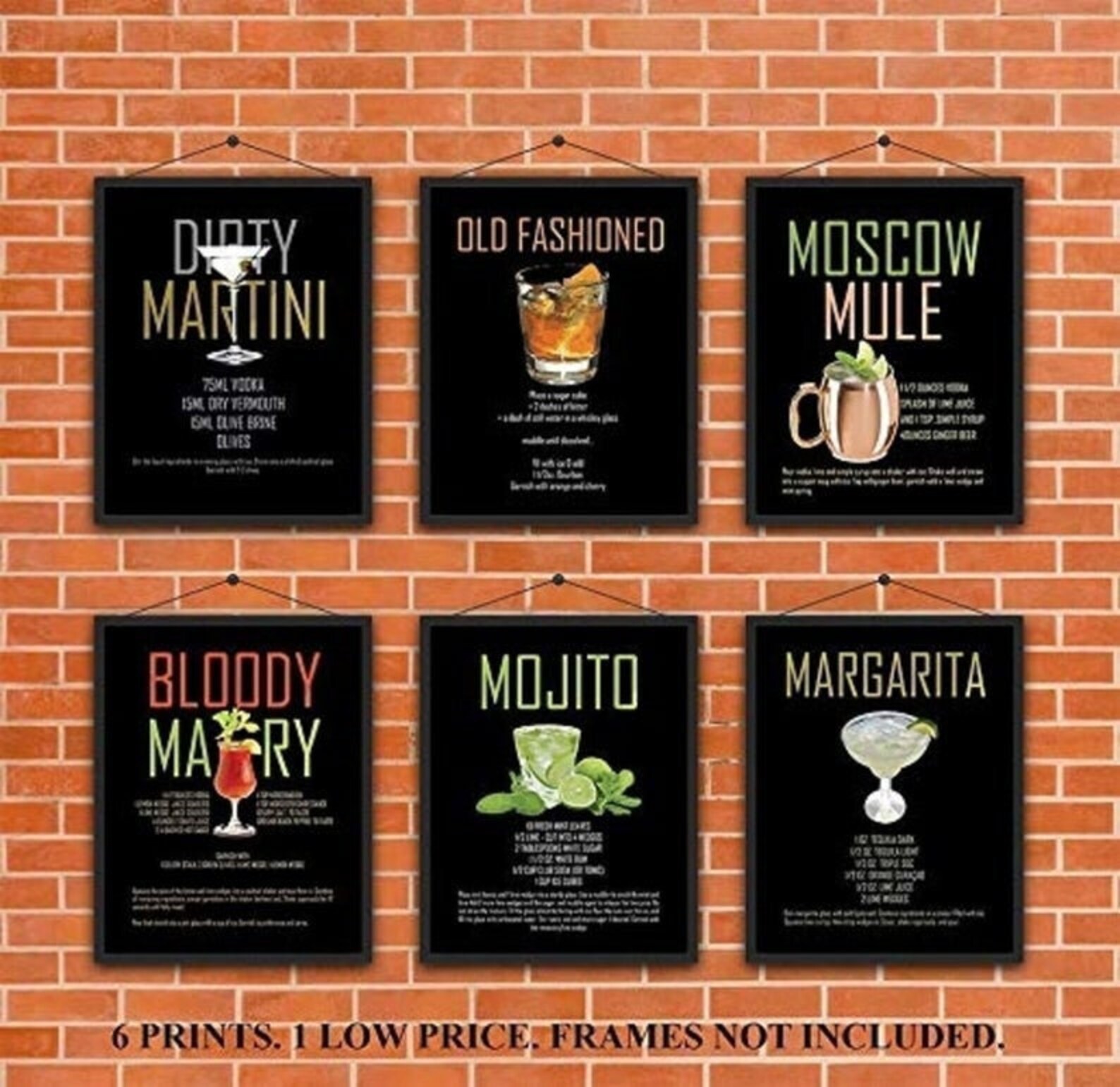 Bar Menu Sign Cocktail Menu Cocktail Recipe Signature - Etsy