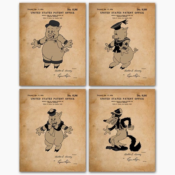 Disney Big Bad Wolf Three Little Pigs