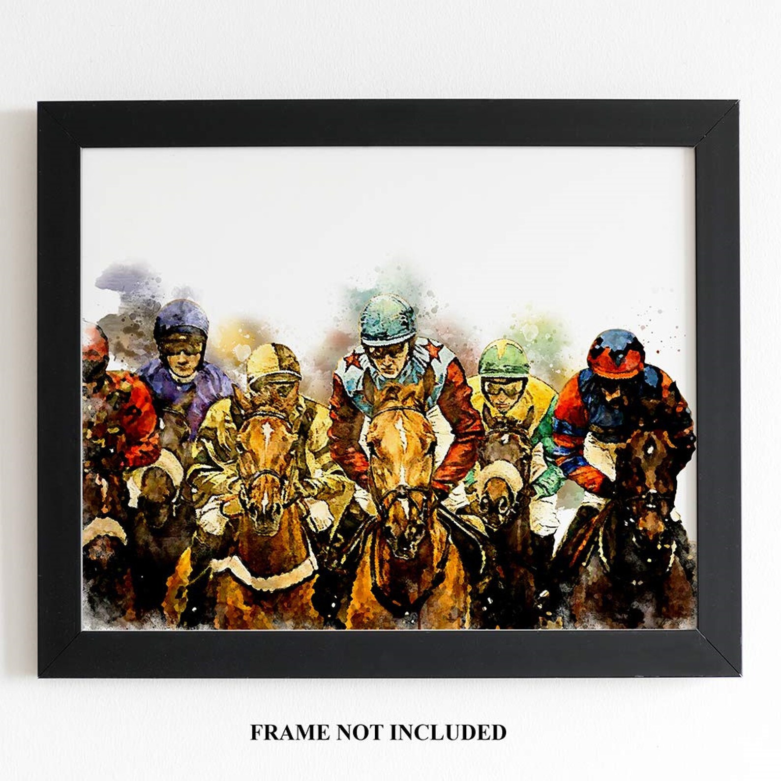 Horse Racing Art Horse Riding Poster Horseback Riding | Etsy