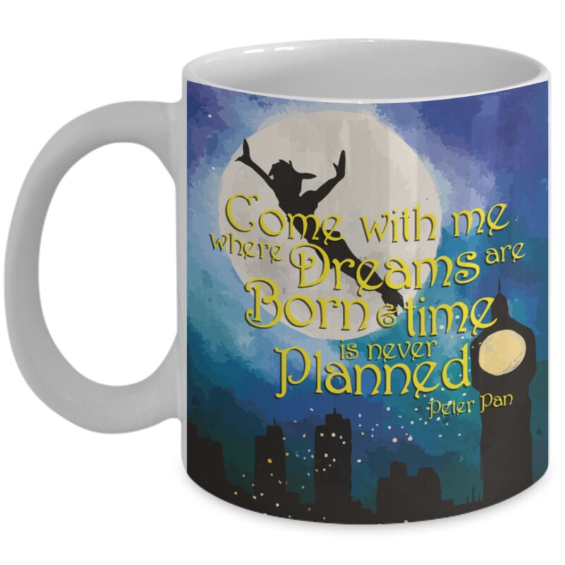 Peter Pan Mug - Etsy
