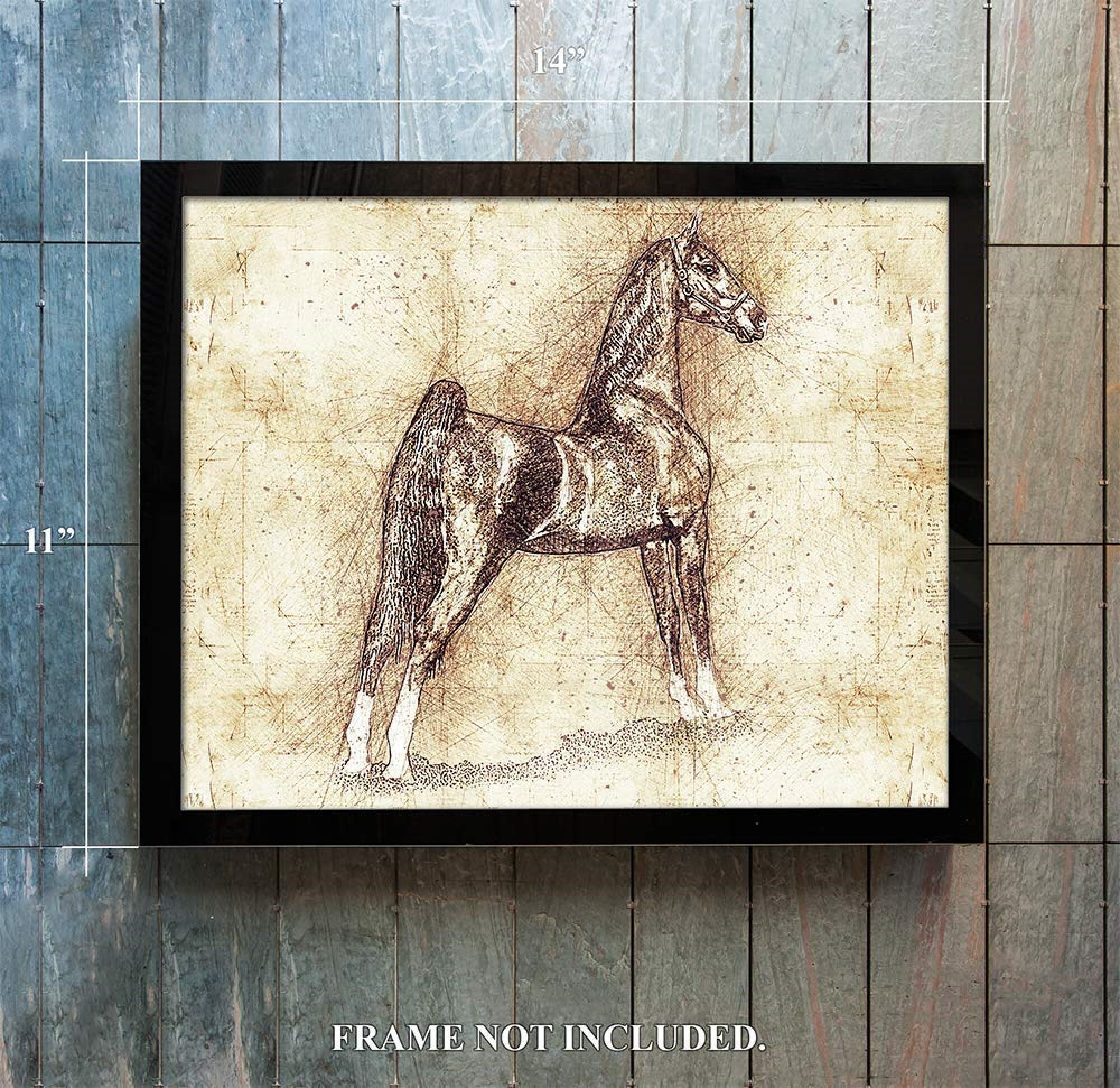 Saddlebred Art Saddlebred Horse Equine Art Horse Sketch Art Horse ...