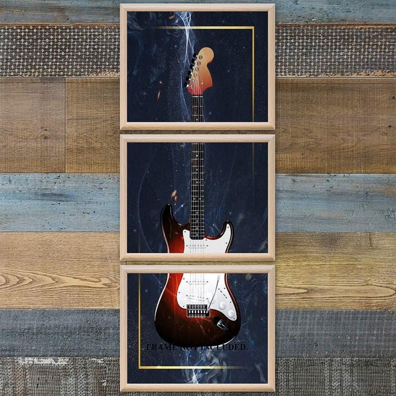 Fender Guitar Poster Electric Guitar Art Guitar Poster - Etsy