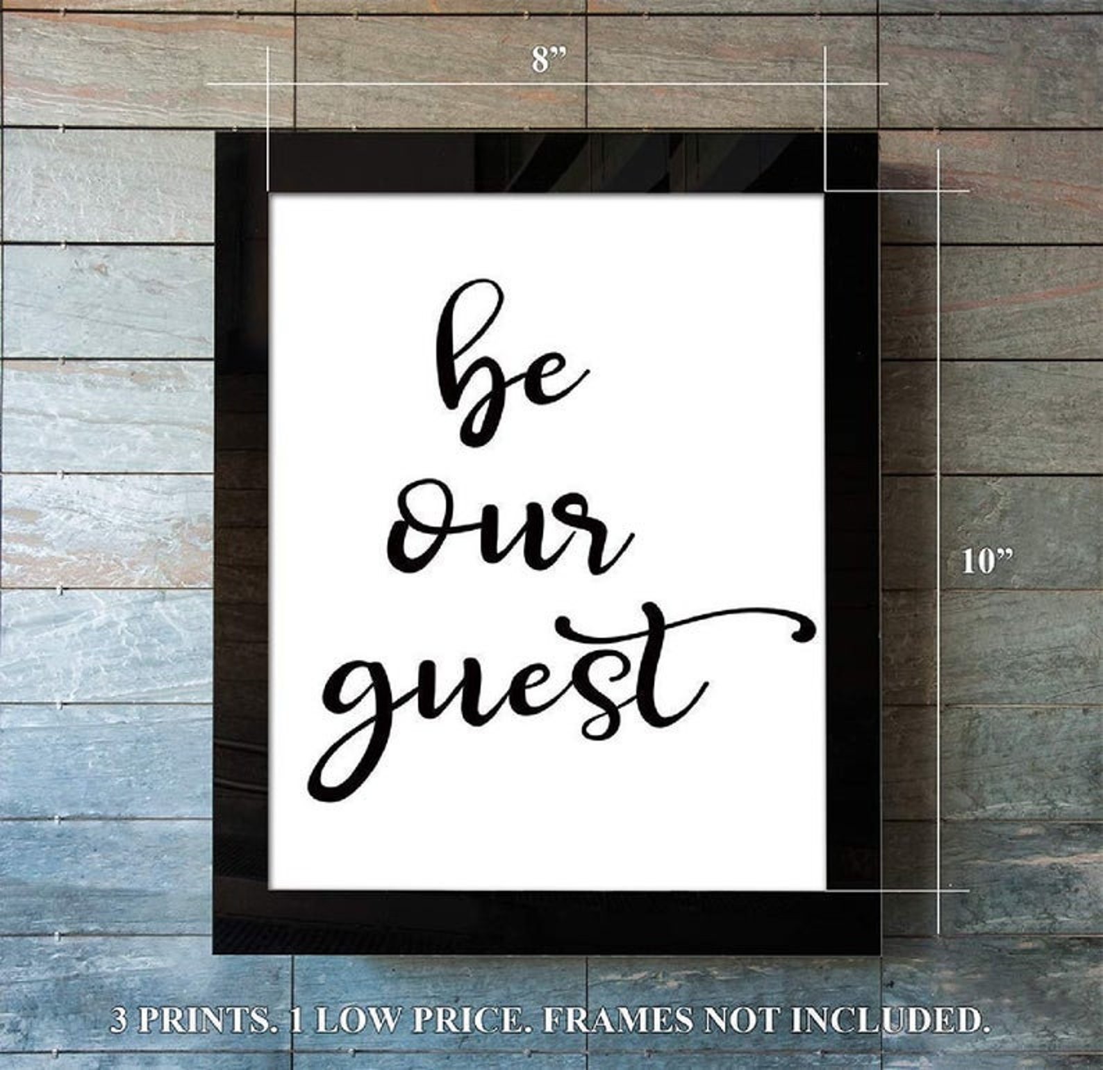 Be Our Guest Sign Stay Awhile Sign Get Comfy Guest Room Decor Guest ...