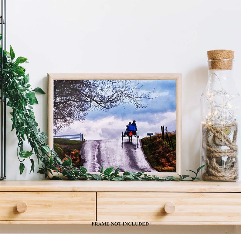Country Scene Art Amish Wall Art Amish Artwork Amish - Etsy
