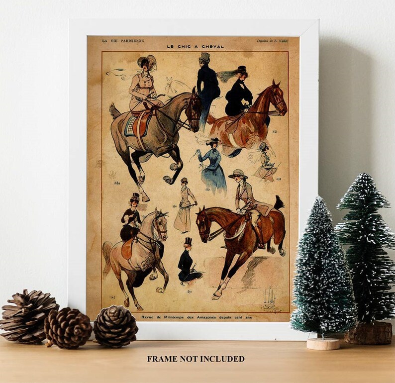 Equestrian Decor Horseback Riding Horse Riding Art Horse - Etsy