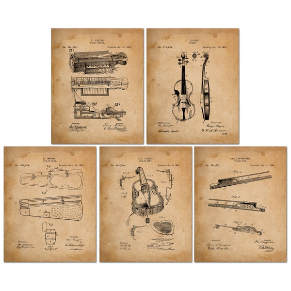 Violin Blueprint - Etsy