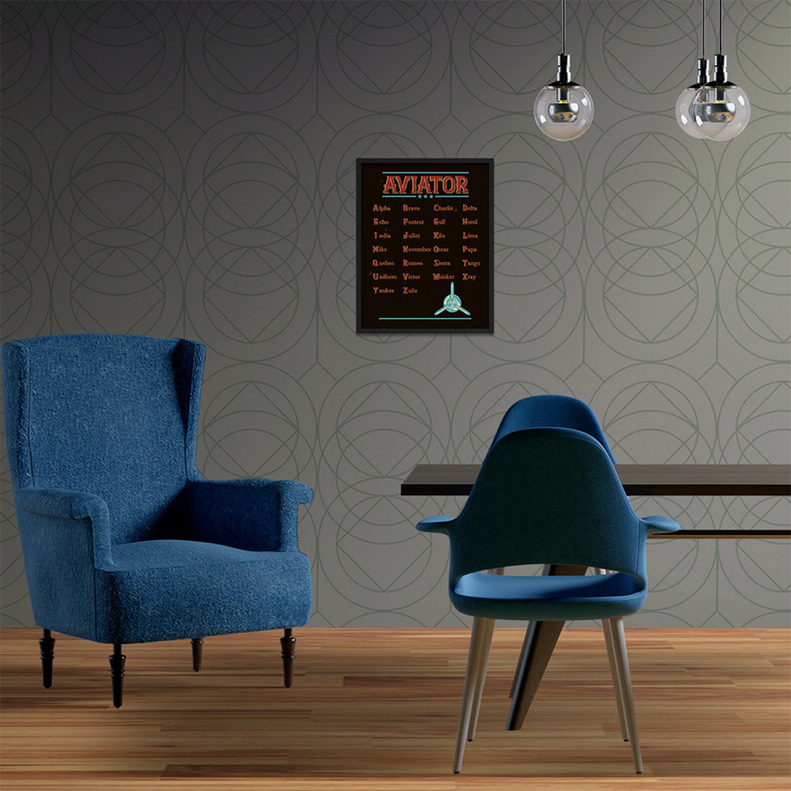 Aviator Alphabet Pilot Alphabet Airplane Alphabet Phonetic Alphabet ...