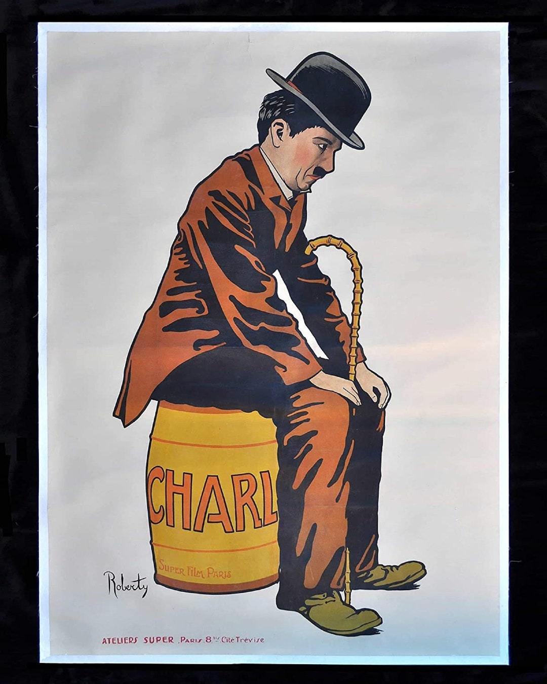 Charlie Chaplin Art Chaplin Poster Chaplin Print Comedian Chaplin ...
