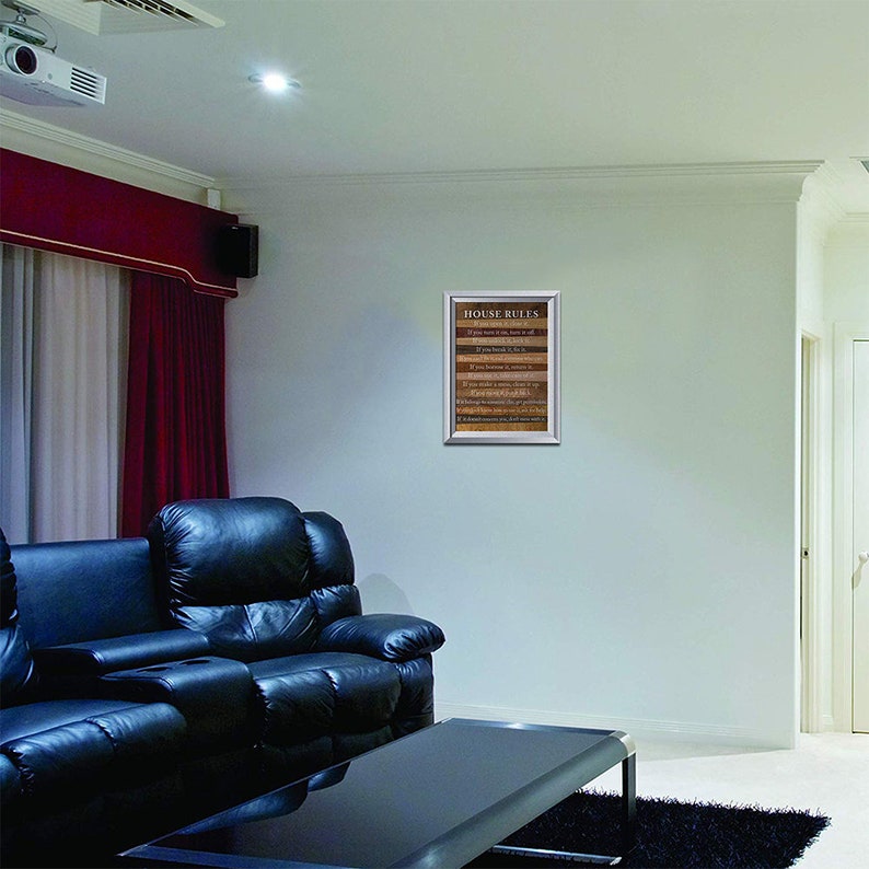 House Rules Sign Typography Design Home Rules Sign - Etsy