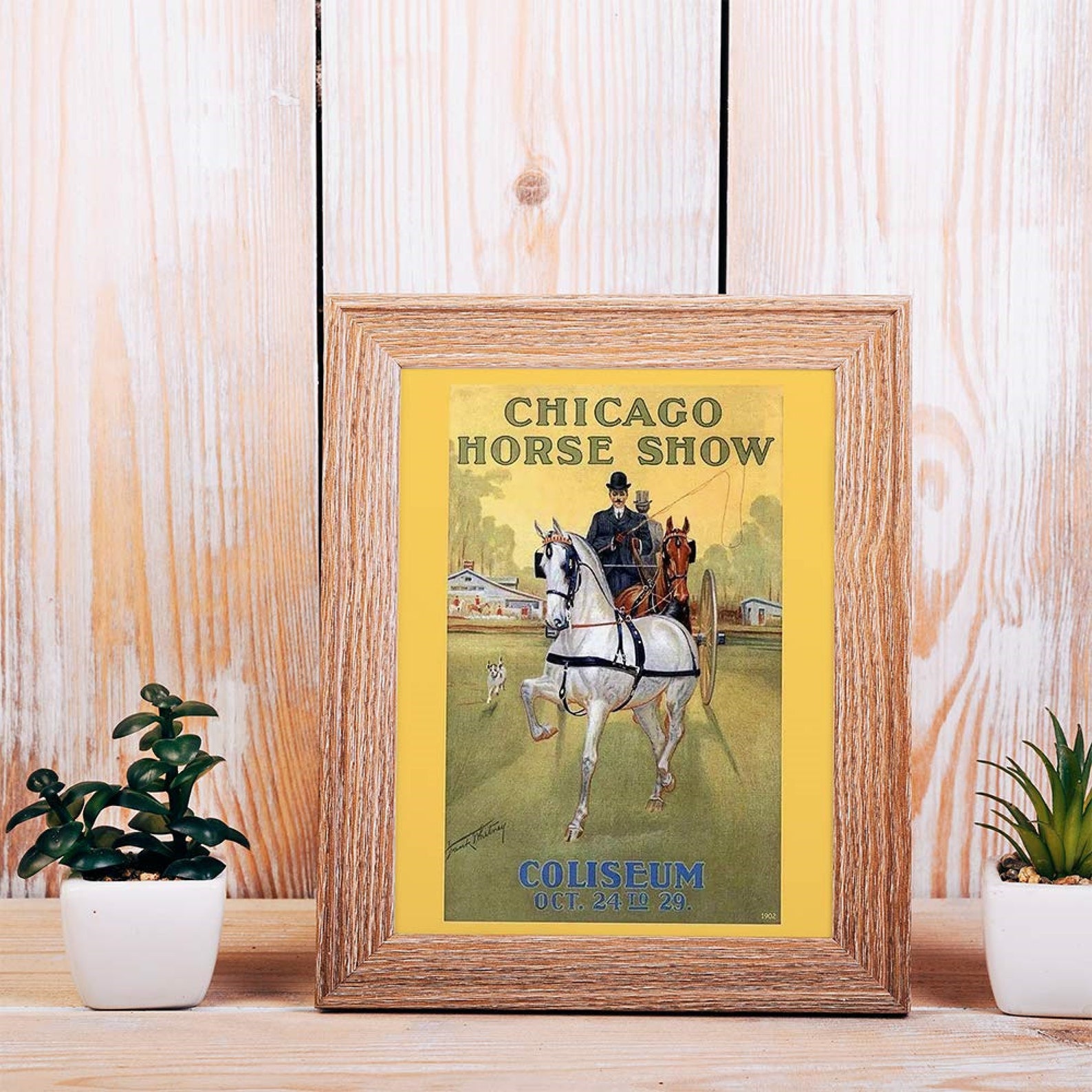Chicago Horse Show Poster equestrian Wall Art horse Show Poster vintage ...