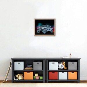 Humvee Poster Hummer EV Humvee Wall Art Hummer Canvas Print Humvee ...