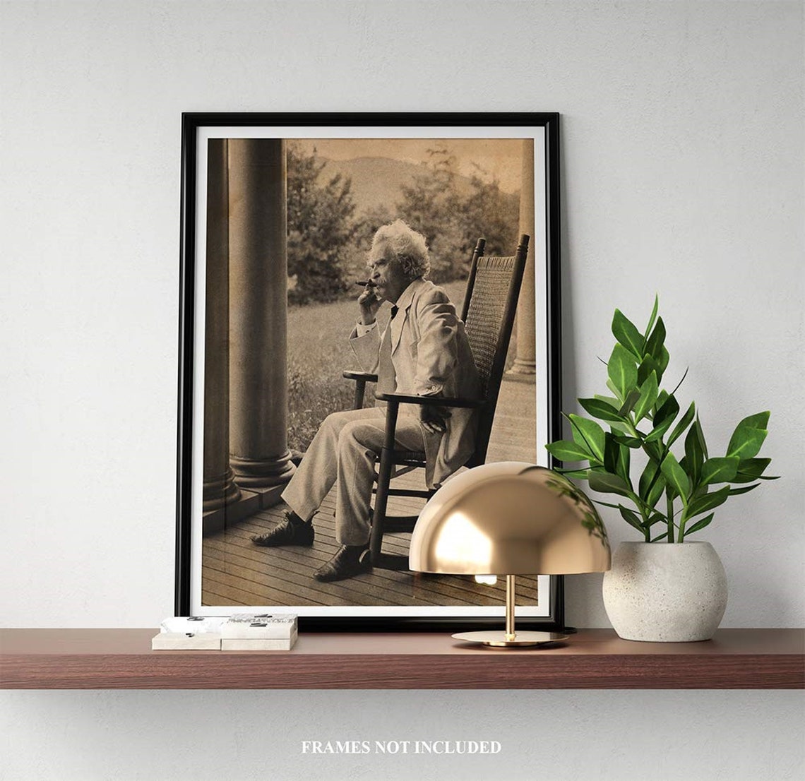 Mark Twain Poster Twain Portrait Book Writer American - Etsy