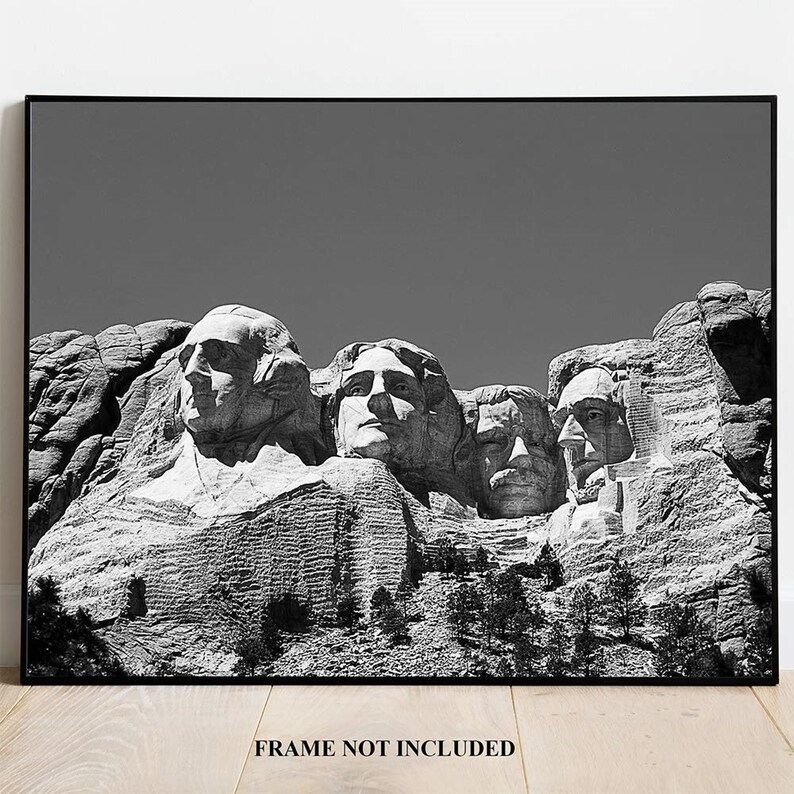 Mount Rushmore Poster National Monument National Park Print South ...