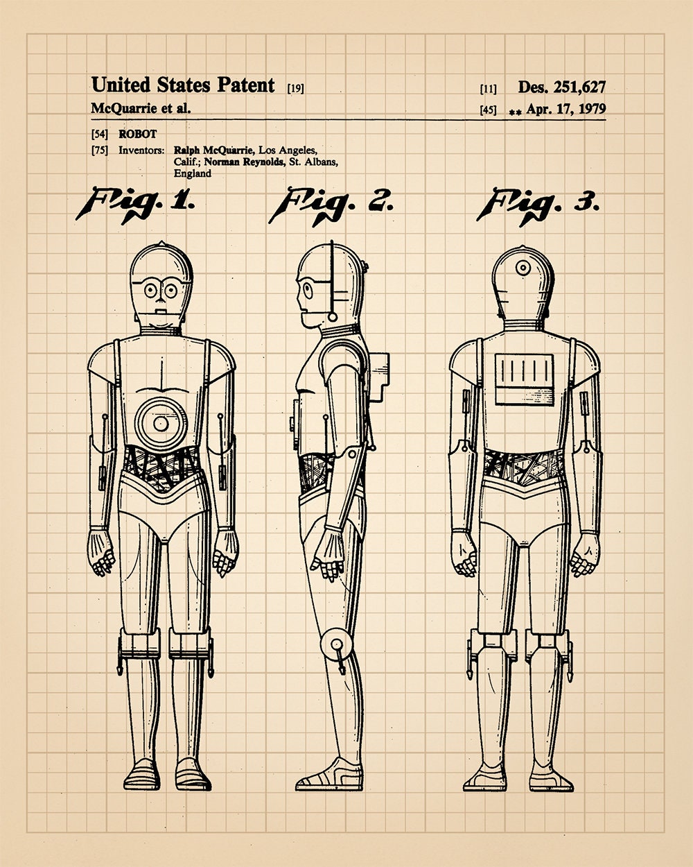 Star Wars Blueprint Star Wars Patent Original Star Wars Star Wars Ship ...
