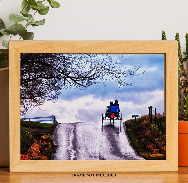 Country Scene Art Amish Wall Art Amish Artwork Amish - Etsy