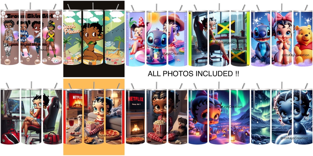 11 Betty Boop Tumbler Wrap Photos for 20oz Straight - Etsy