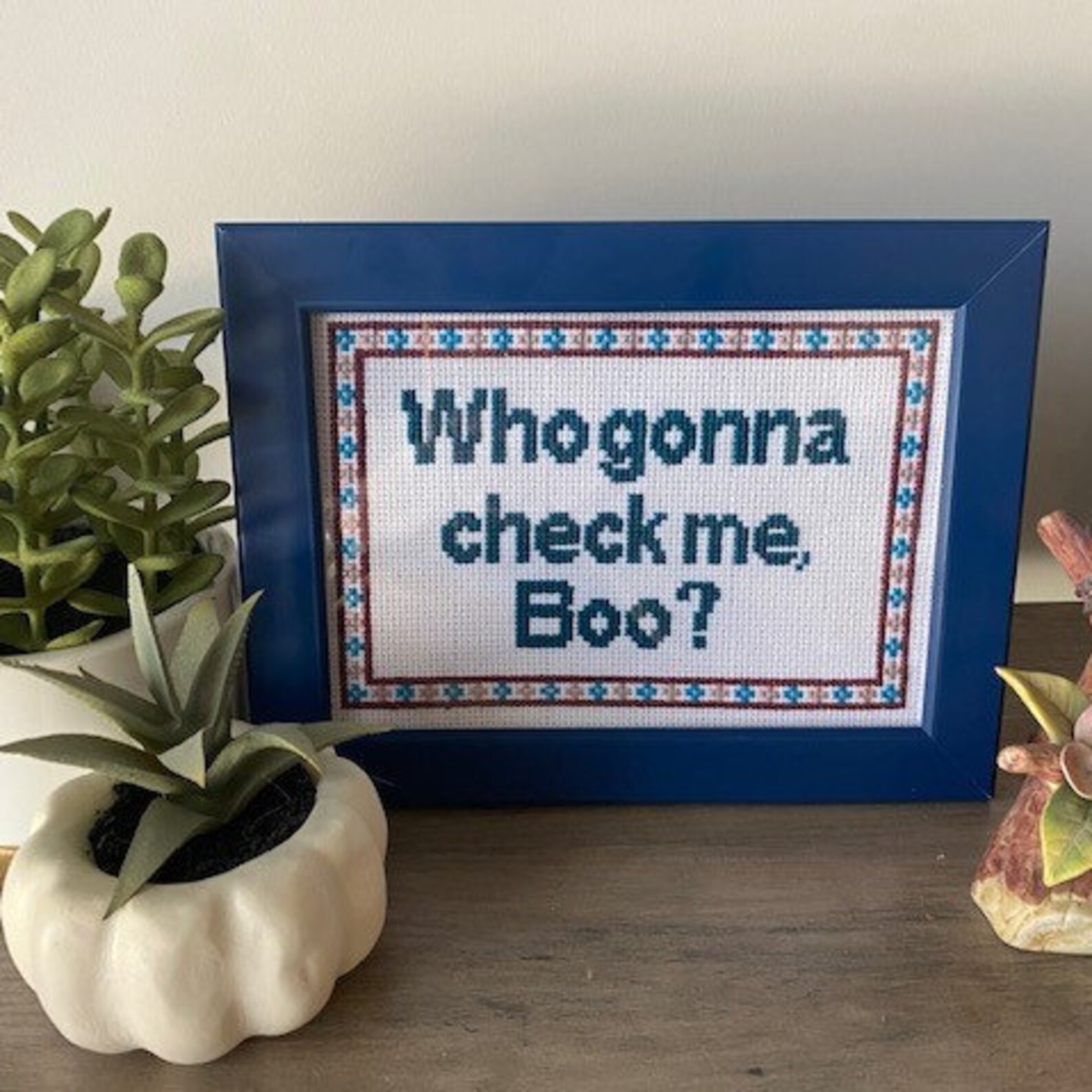 Who Gonna Check Me Boo Cross Stitch Pattern. Real Housewives of Atlanta ...