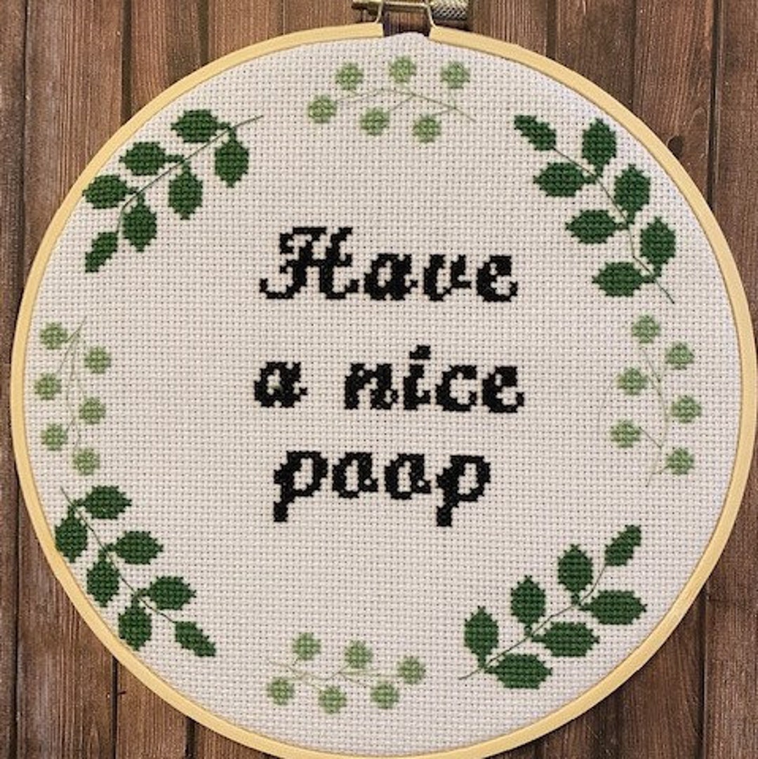 Cross Stitch Pattern Have a Nice Poop. DIY Bathroom Decor. Funny Cross ...