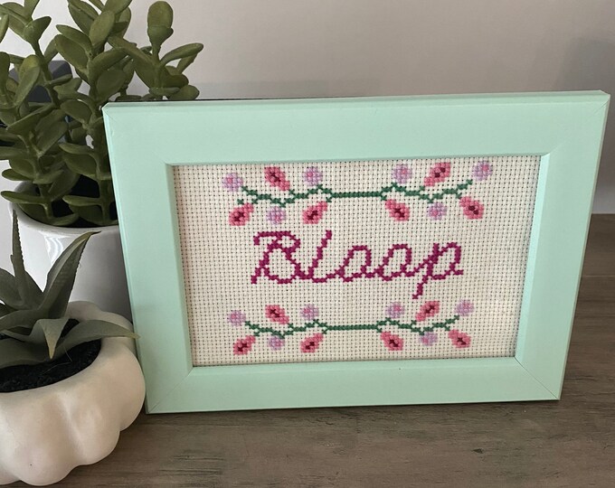 Cross Stitch Bloop. Nene Leakes Cross Stitch Quote in Frame. Real ...