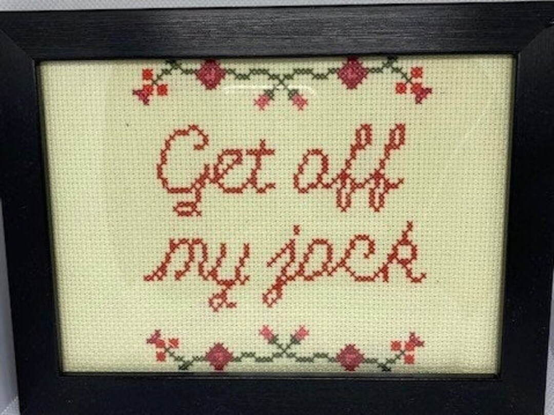 Get off My Jock Cross Stitch Pattern. Real Housewives of New York ...