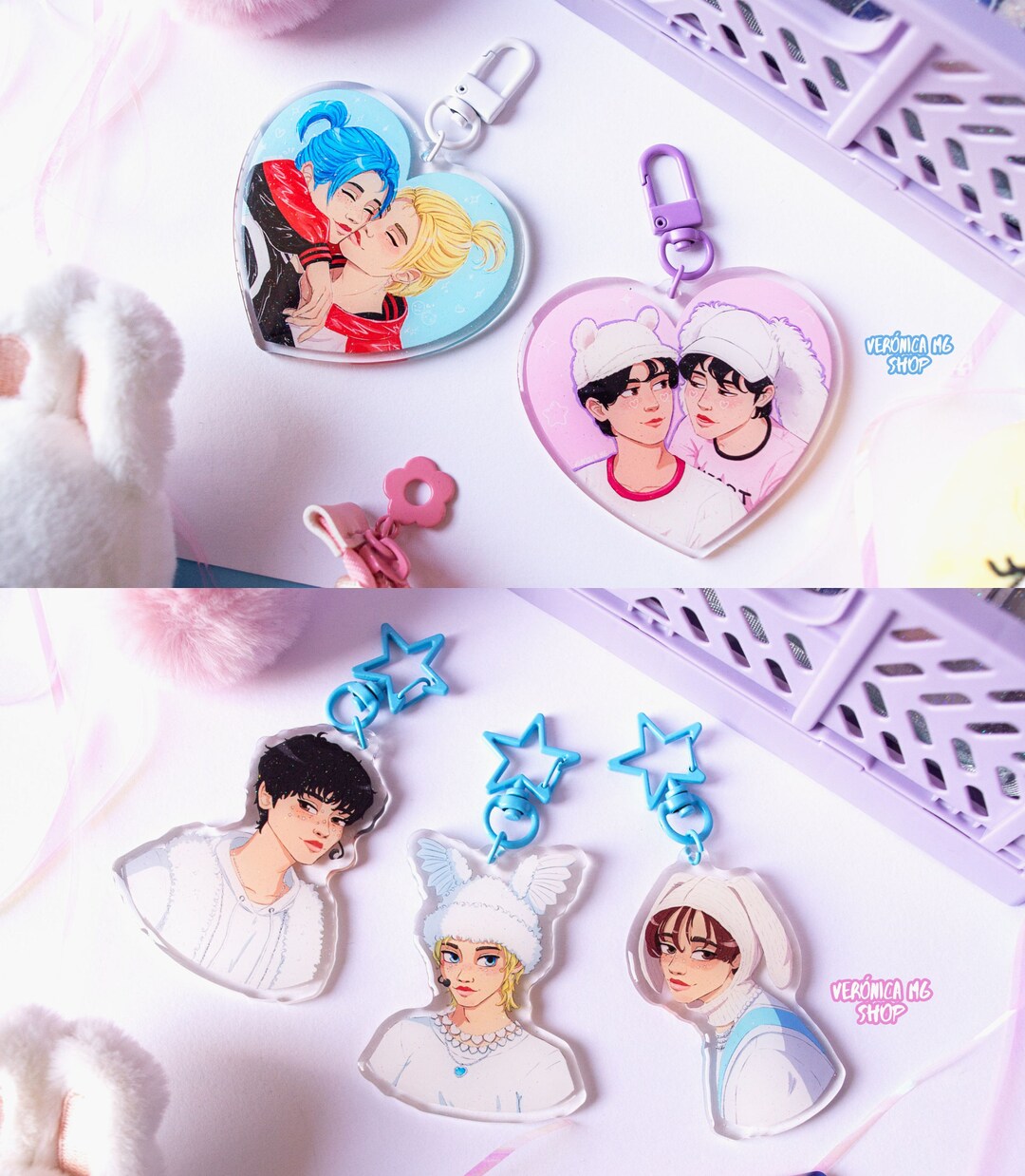 Stray Kids Minsung, Hyunlix, Lee Know, Felix, Hyunjin Keychains - Etsy