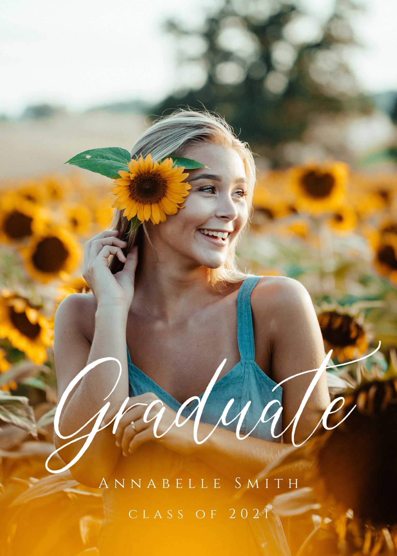 Personalized Graduation Invitation With Photo, Instant Download ...