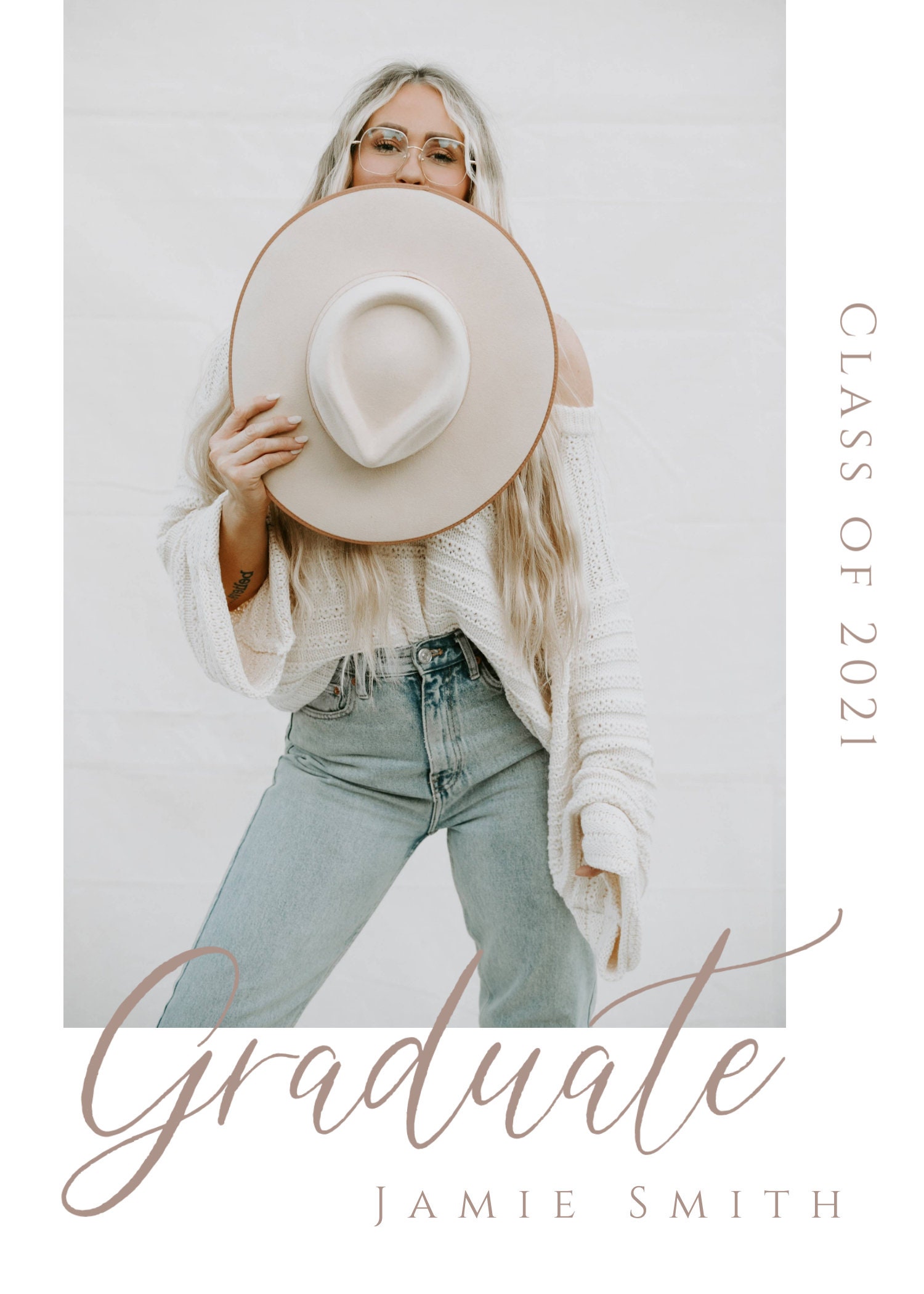 Personalized Graduation Invitation With Photo, Instant Download ...