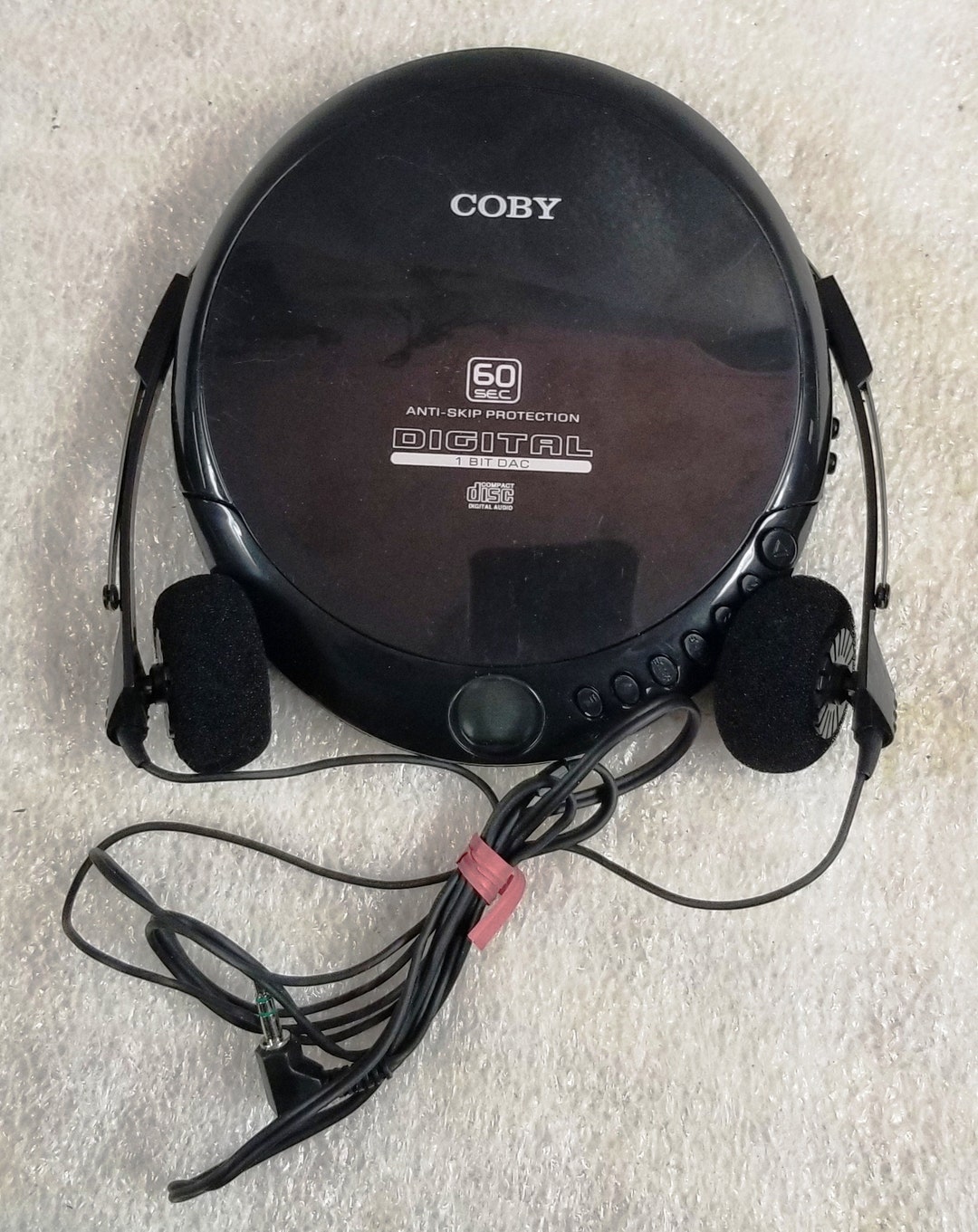 Coby Portable Disk CD Player Digital CD-191-BLK - Etsy