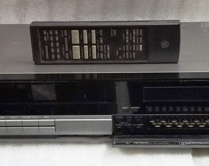 General Electric Video Cassette RECORDING MODEL 1VCR6004X Japan W ...