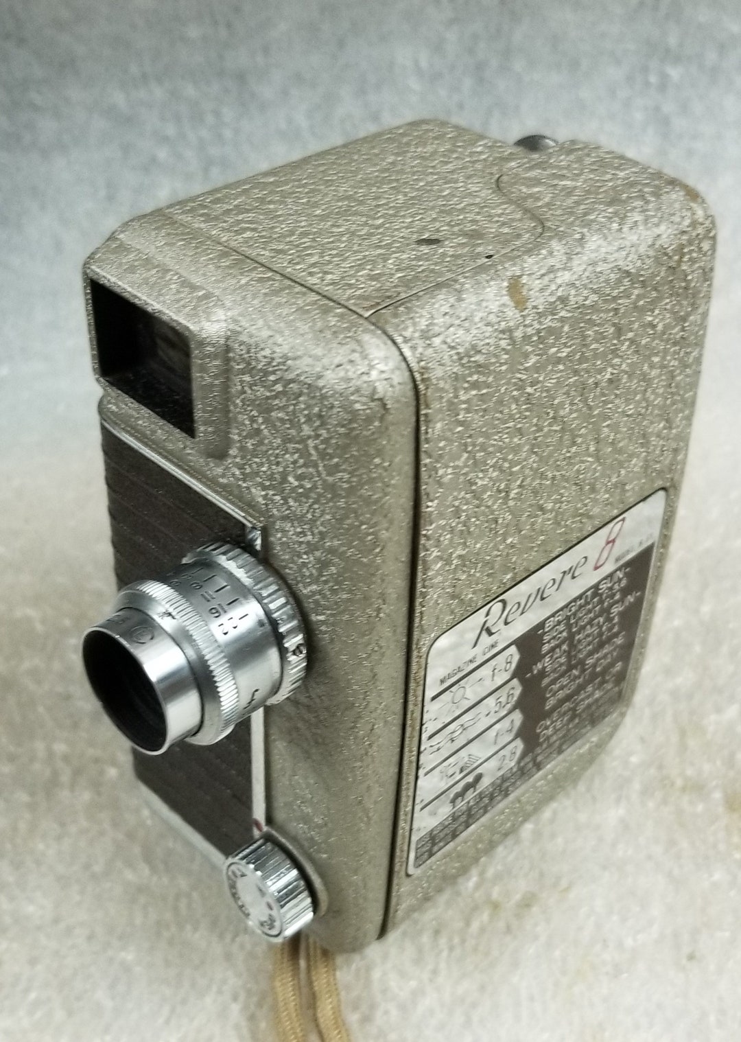 Revere 8 Model B 61 Vintage Movie Film Camera F/1.9 13mm Cine NIKKOR ...