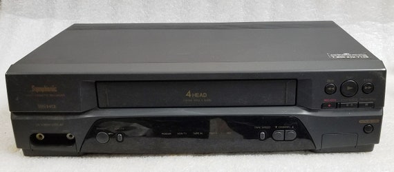 Symphonic SL2840 VHS VCR 4 Head Video Cassette Recorder No - Etsy
