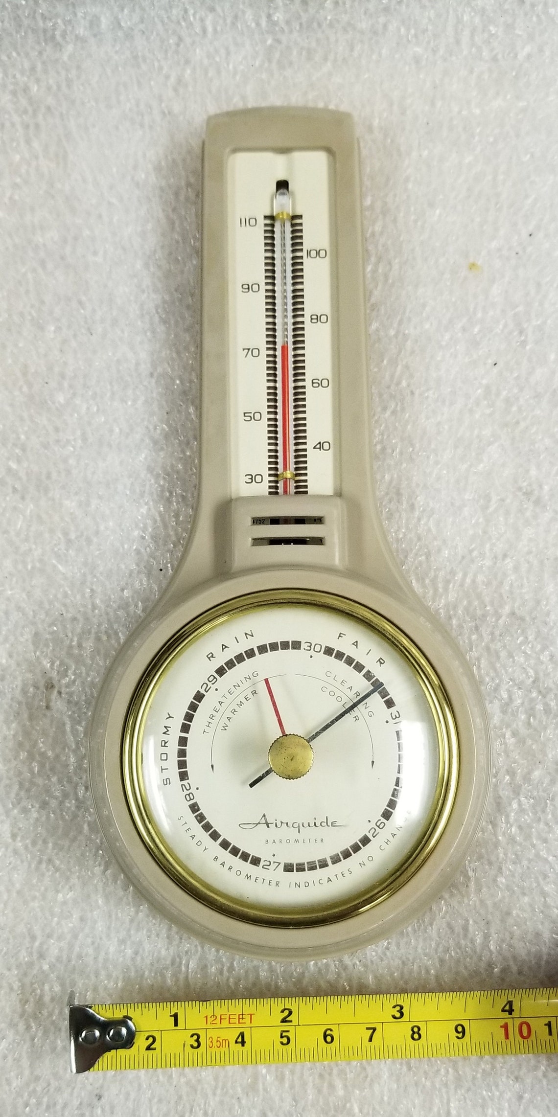 Vintage Airguide Barometer / Thermometer | Etsy