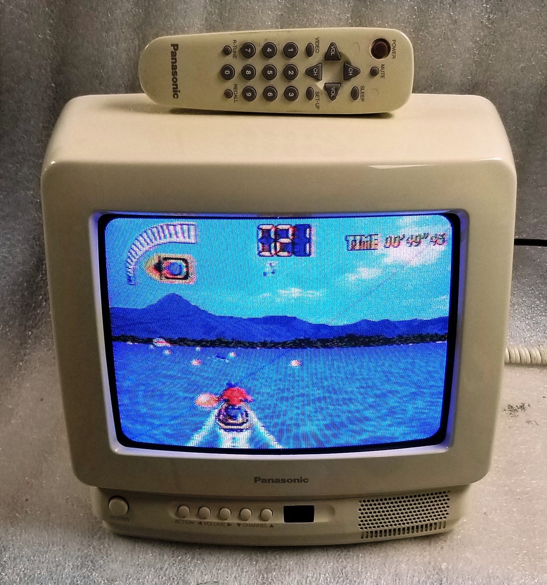 Panasonic COLOR TV Model No. CT-9R10T W/t Remote & Antenna. - Etsy