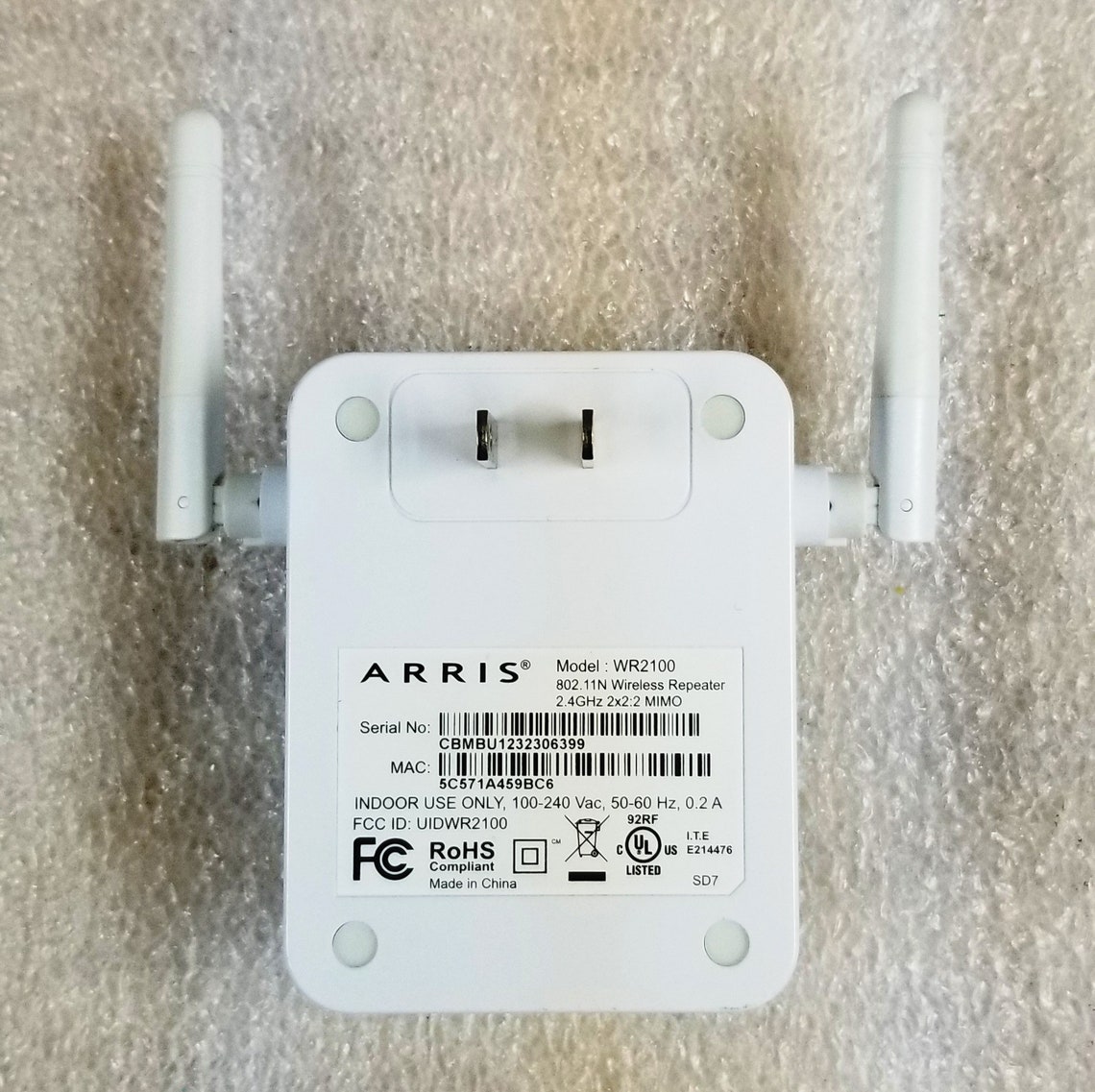 ARRIS WR2100 Universal Wi-Fi Range Extender | Etsy