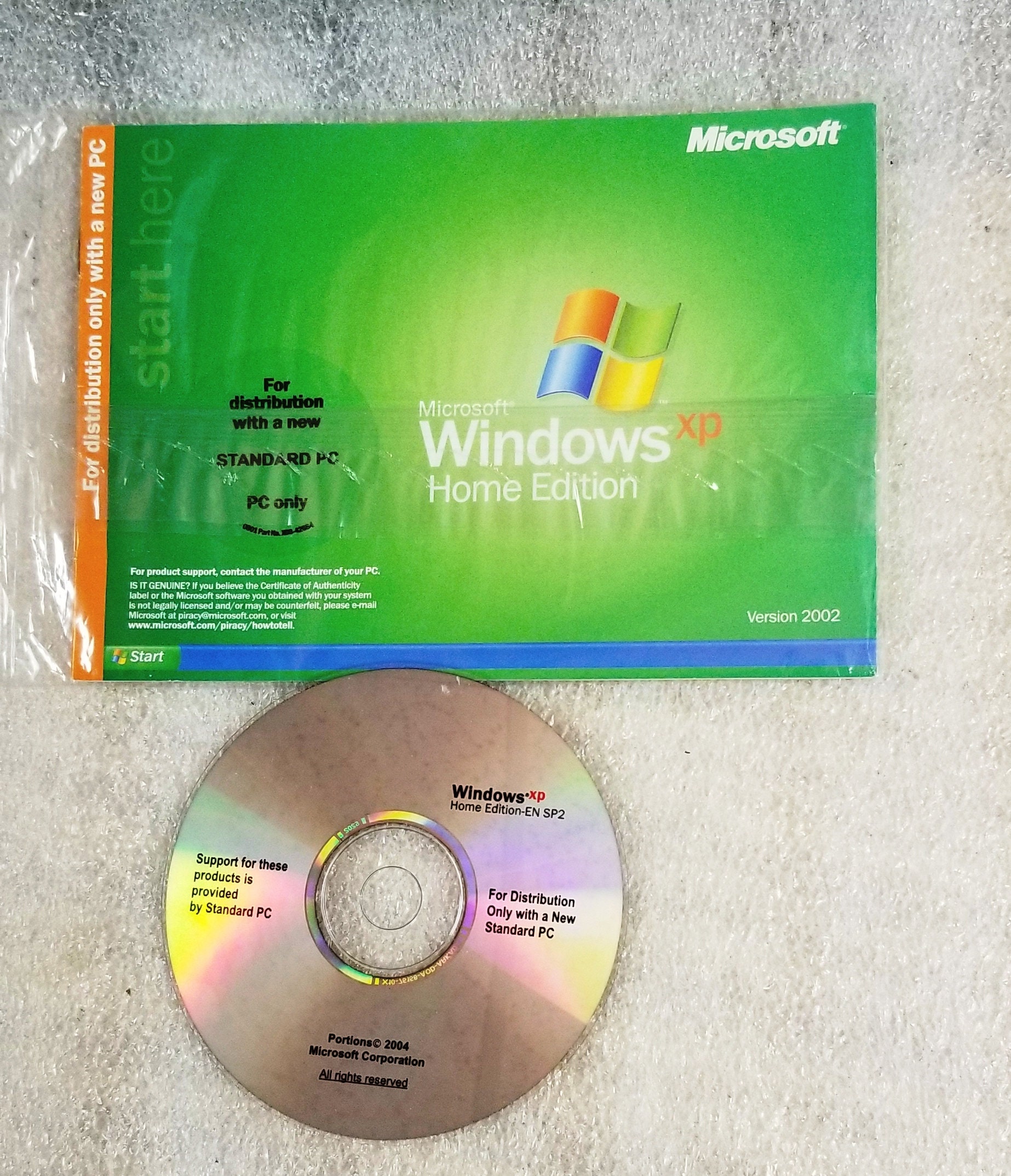 Microsoft Windows Xp Home Edition