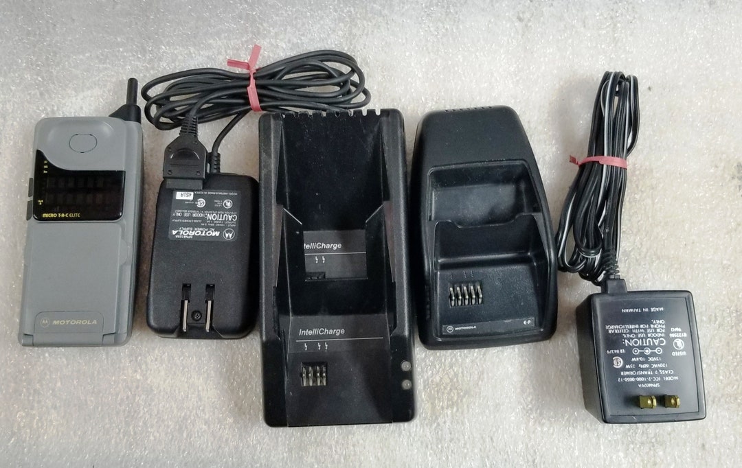 MOTOROLA Micro TAC Elite Mobile Flip Cell PHONE bundle See Photos - Etsy