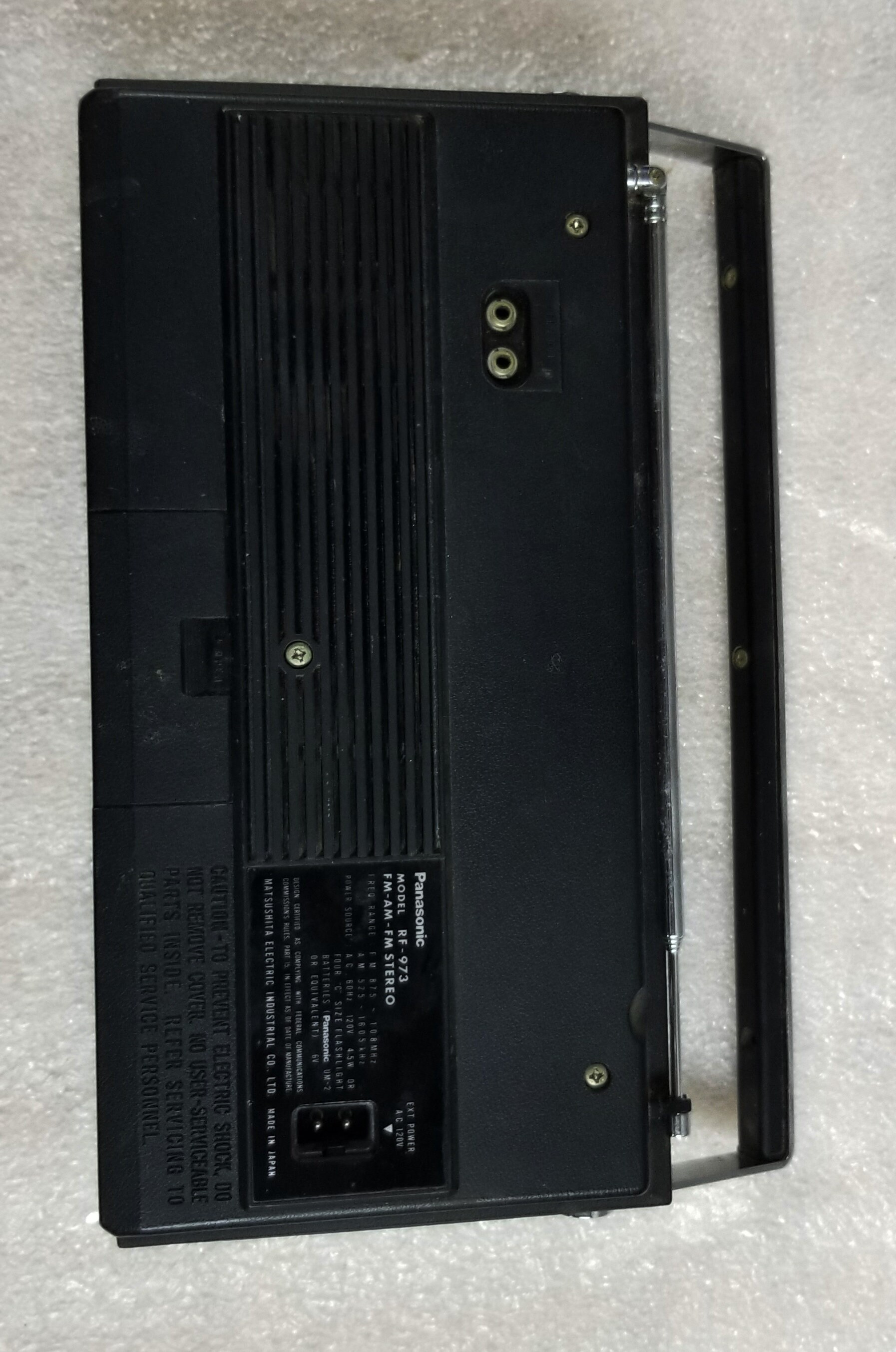 Vintage Panasonic Stereo Spacer RF-973 Fm-AM-FM stereo | Etsy