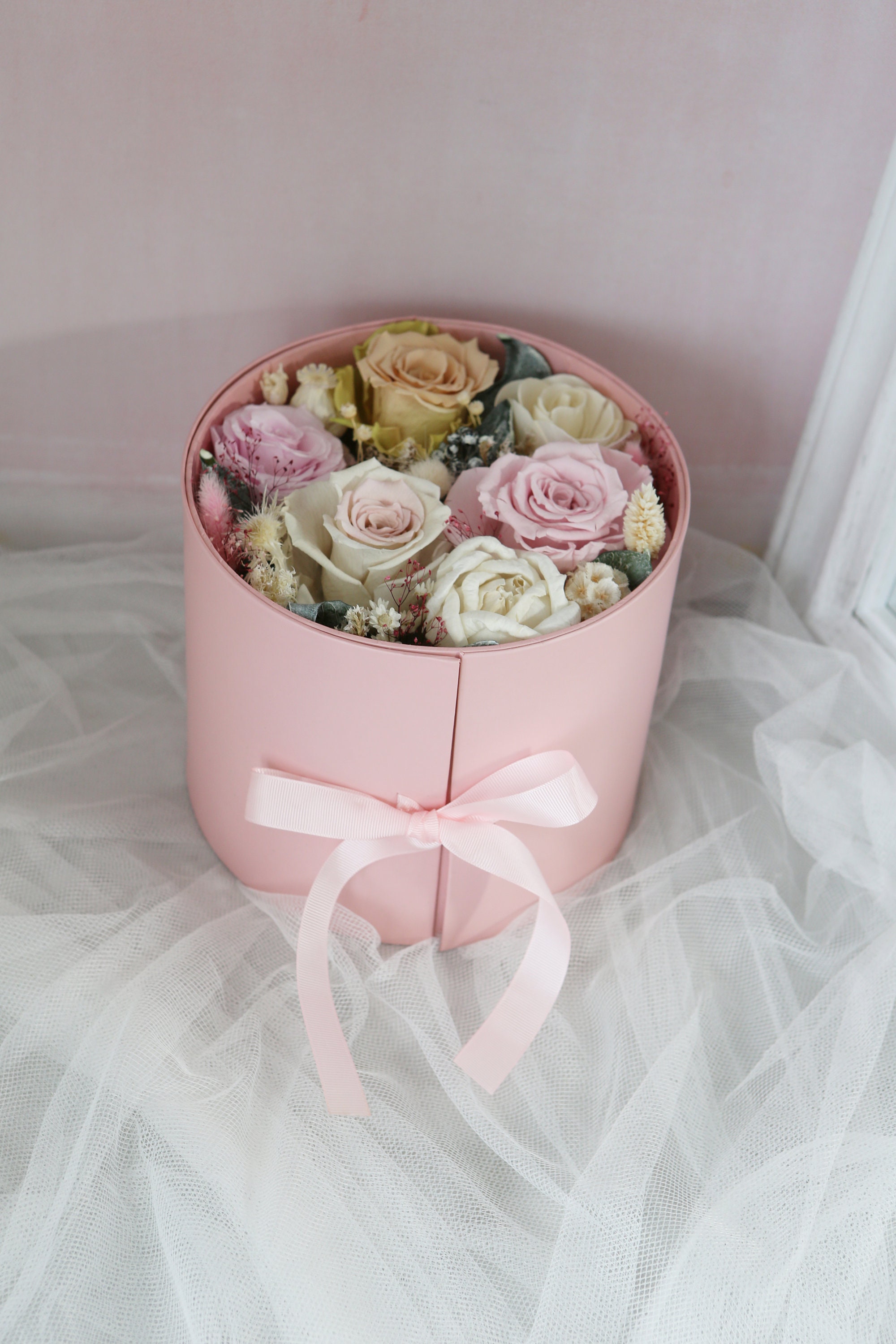 Floral Eternal Rose Gift Box - Romantic - Etsy