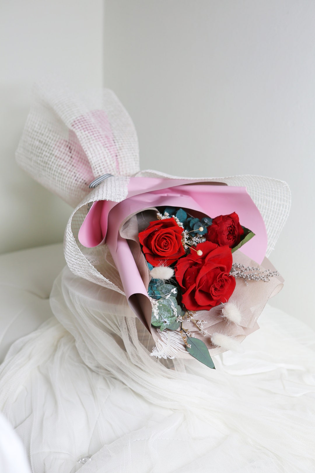 Preserved Fresh Rose Bouquet for Valentine's Day Gift| Preserved Fresh ...