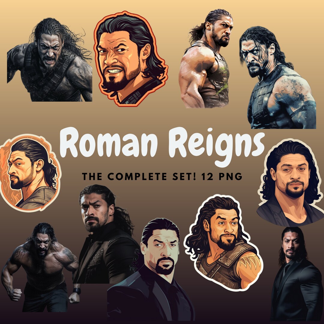 12 Roman Raigns Png Roman Raigns Bundle Cricut Clipart - Etsy